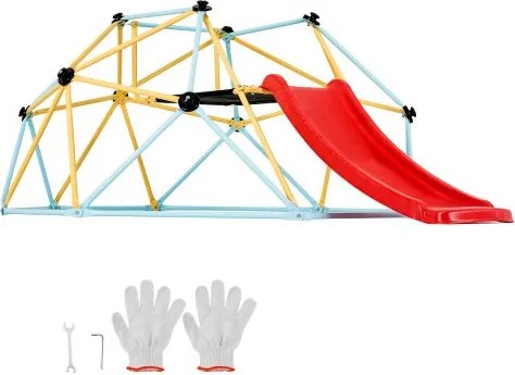 Lezecká kopule, 2,4 m geometrická kupole prolézačka se skluzavkou