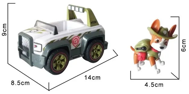 Postavička z populární pohádky "Tlapková patrola"  I Barva: Tracker no box