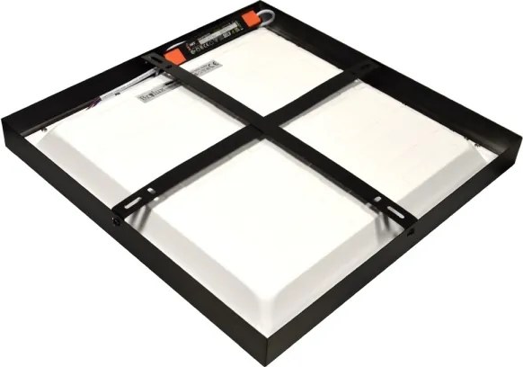 LED Přisazený panel CHRIS LED/20W/230V 4000K 40x40 cm černá