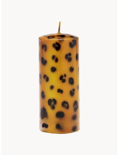 Ručně vyrobená svíčka Leopard, V 15 cm