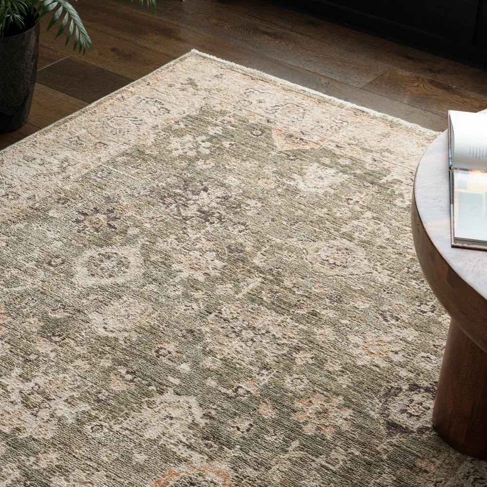 Zelený/béžový ručně tkaný koberec 160x240 cm Heriz Ornate – Asiatic Carpets
