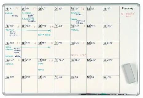 Keramická plánovací tabule ekoTAB 100 x 70 cm, měsíc