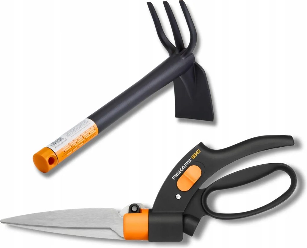 Fiskars Servo GS42 Nůžky na stříhání trávy zahradní otočné Motyčka