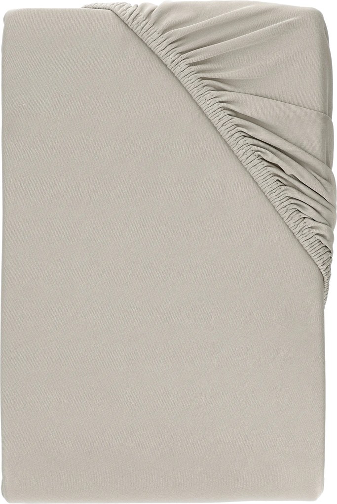 Livarno® Žerzejové napínací prostěradlo, 90-100 x 200 cm (béžová)