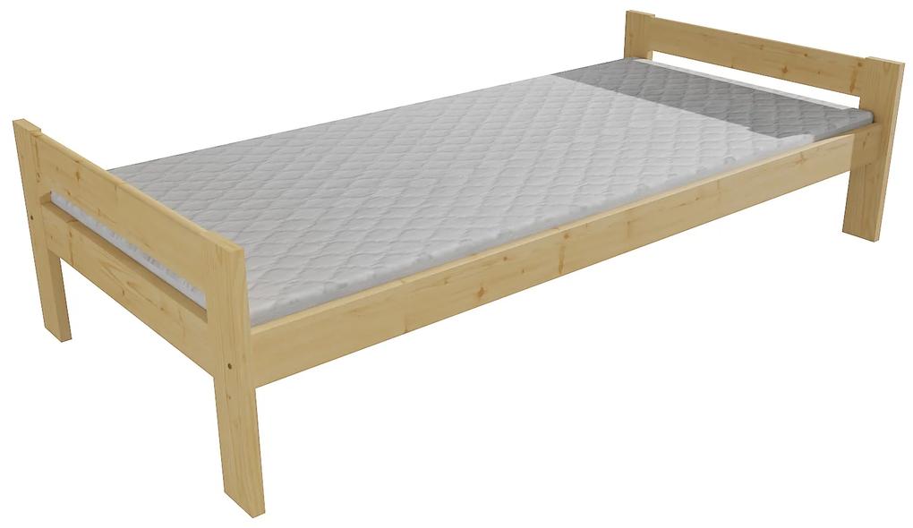 Vomaks Jednolůžková postel VMK006C Rozměr: 100 x 200 cm, Barva: surové dřevo
