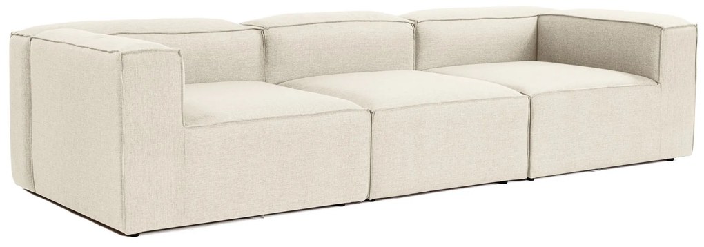 Hanah Home Třímístná pohovka FORA krémová
