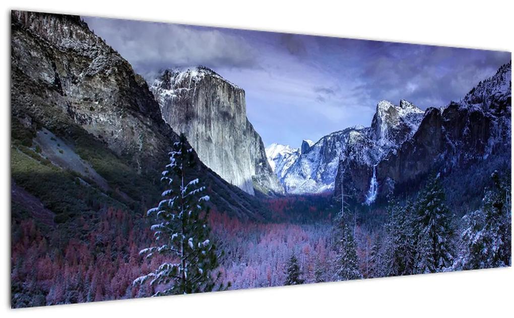 Obraz zimní horské krajiny (100x40 cm), 40 dalších rozměrů