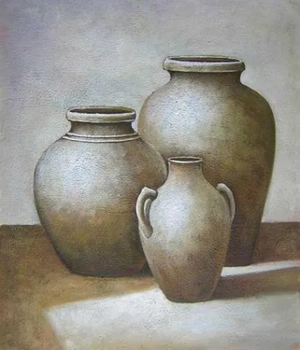 Tři vázy - 60 x 90 cm