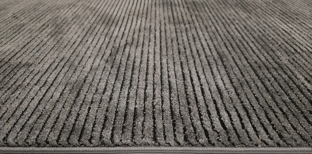 BE Koberec Eforia 9551 GREY - šedý obdélníkový Rozměr: 60x100 cm