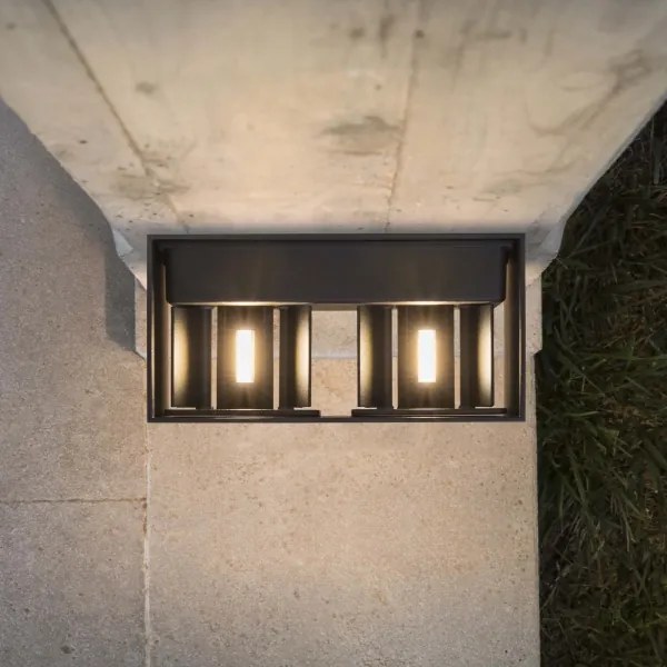 Ideal Lux - LED Venkovní nástěnné svítidlo ATOM LED/25W/230V IP54 antracit