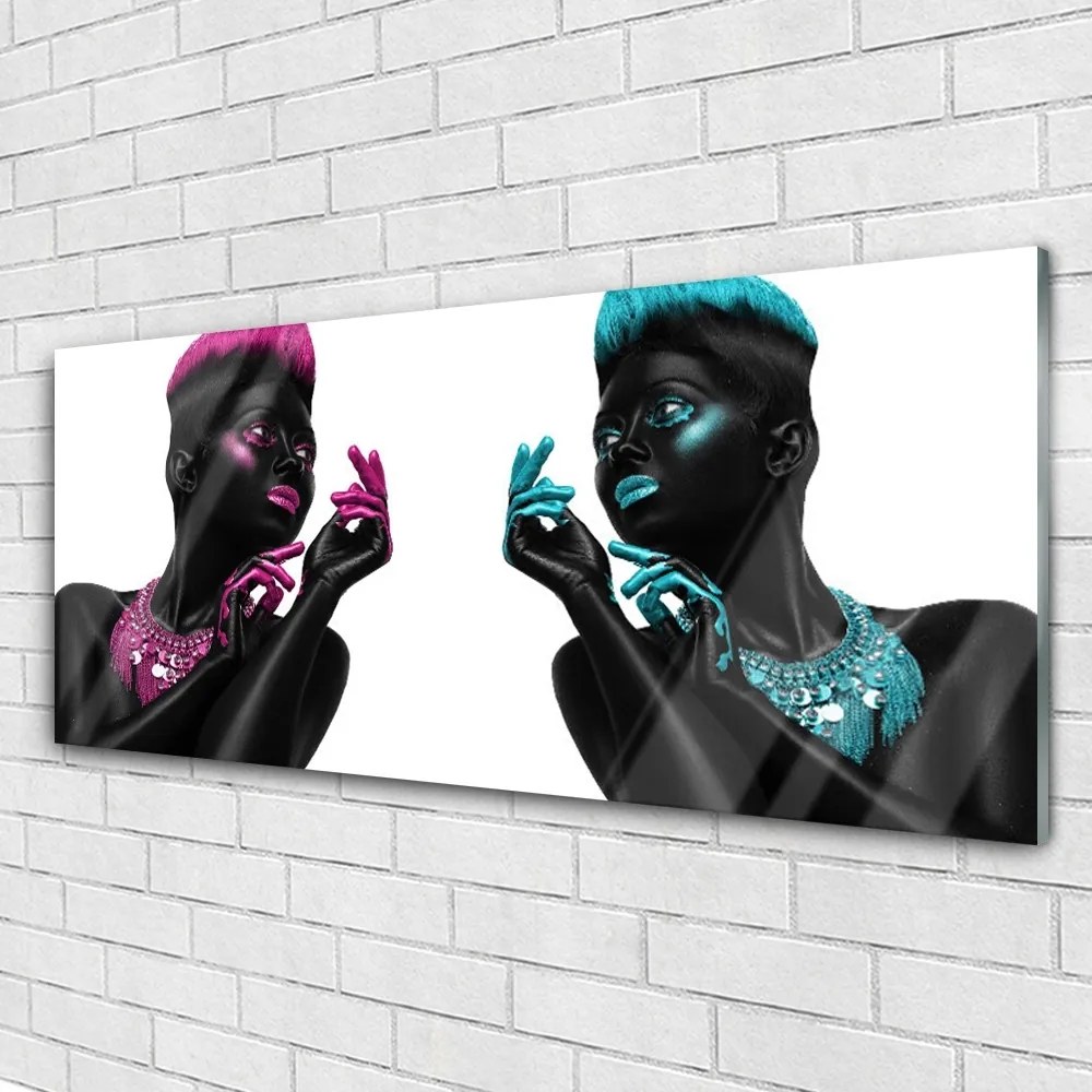 akrylový obraz Postavy Umění 125x50 cm