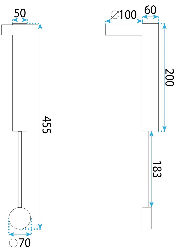 Toolight Toolight, LED nástěnné svítidlo, 13W, APP1600-W, černá-zlatá matná, OSW-01592