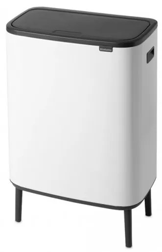 Brabantia BO TOUCH BIN HI Dotykový odpadkový koš 2x30 l - bílá