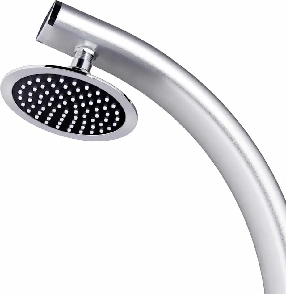 Zahradní sprcha 215 cm hliník 315943
