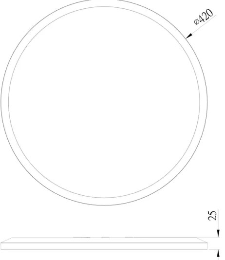 Globo 41562-24B - LED Koupelnové stropní svítidlo SAPANA LED/24W/230V IP44