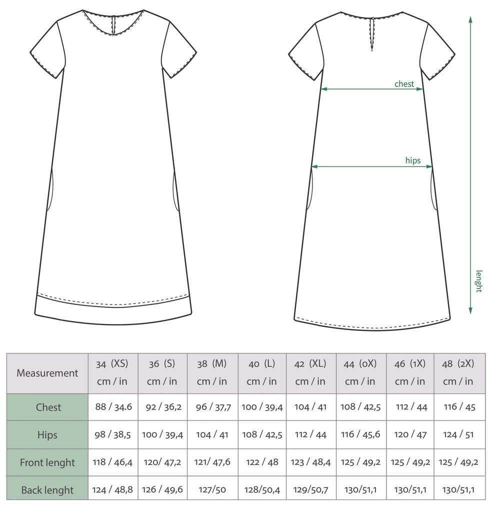 Lenbutik Lněné šaty Magnolie růžová Velikost: EU 40