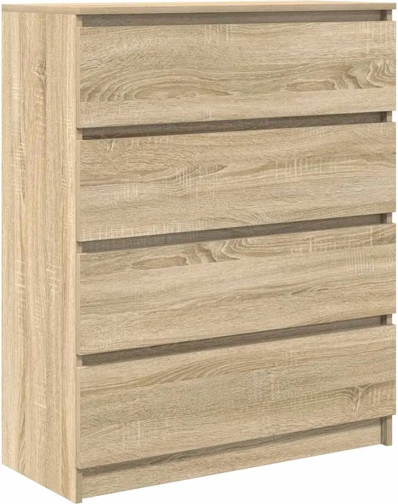 Příborník dub sonoma 80x35x99 cm kompozitní dřevo 3328482