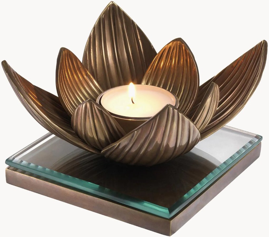 Svícen na čajovou svíčku Lotus