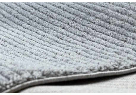 koberec SEVILLA PC00B pruhy šedá střapce, Berber, Maroko, Shaggy velikost 120x170 cm | krásné koberce cz