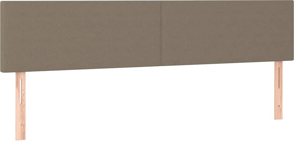 Box spring postel s matrací taupe 120x190 cm textil 3269920