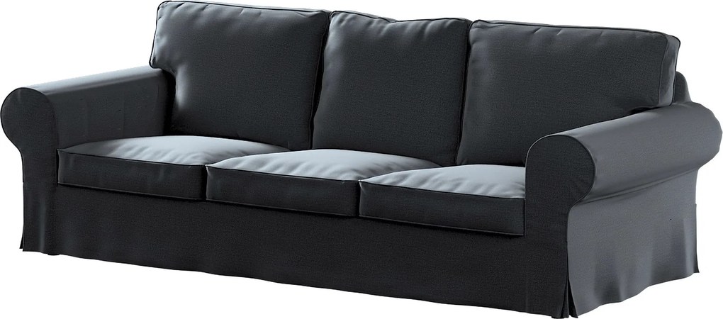 Potah na pohovku IKEA Ektorp 3-místná, nerozkládací barva šedá látka sametová