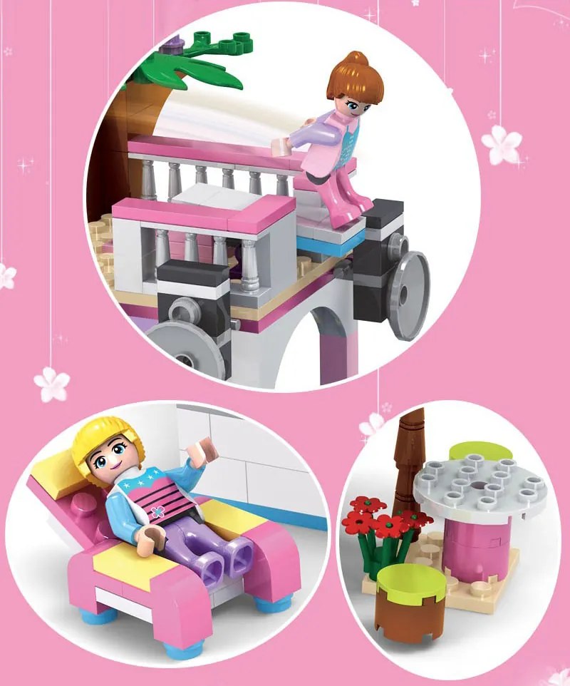 Blocki Lalilandia stavebnice Zábava u bazénu typ LEGO FRIENDS 302 dílů