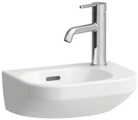 Laufen Lua Umývátko 36 x 25 cm s otvorem pro baterii vpravo, bílá H8150800001061