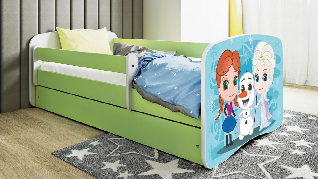 XXXLutz POSTEL PRO DĚTI A MLÁDEŽ 80/160 cm, zelená, bílá MID.YOU - Dětské pokoje sestavy - 002142000226