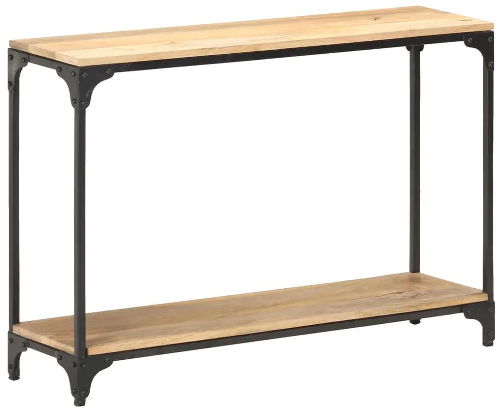Konzolový stolek 110 x 30 x 75 cm masivní mangovníkové dřevo,  320259