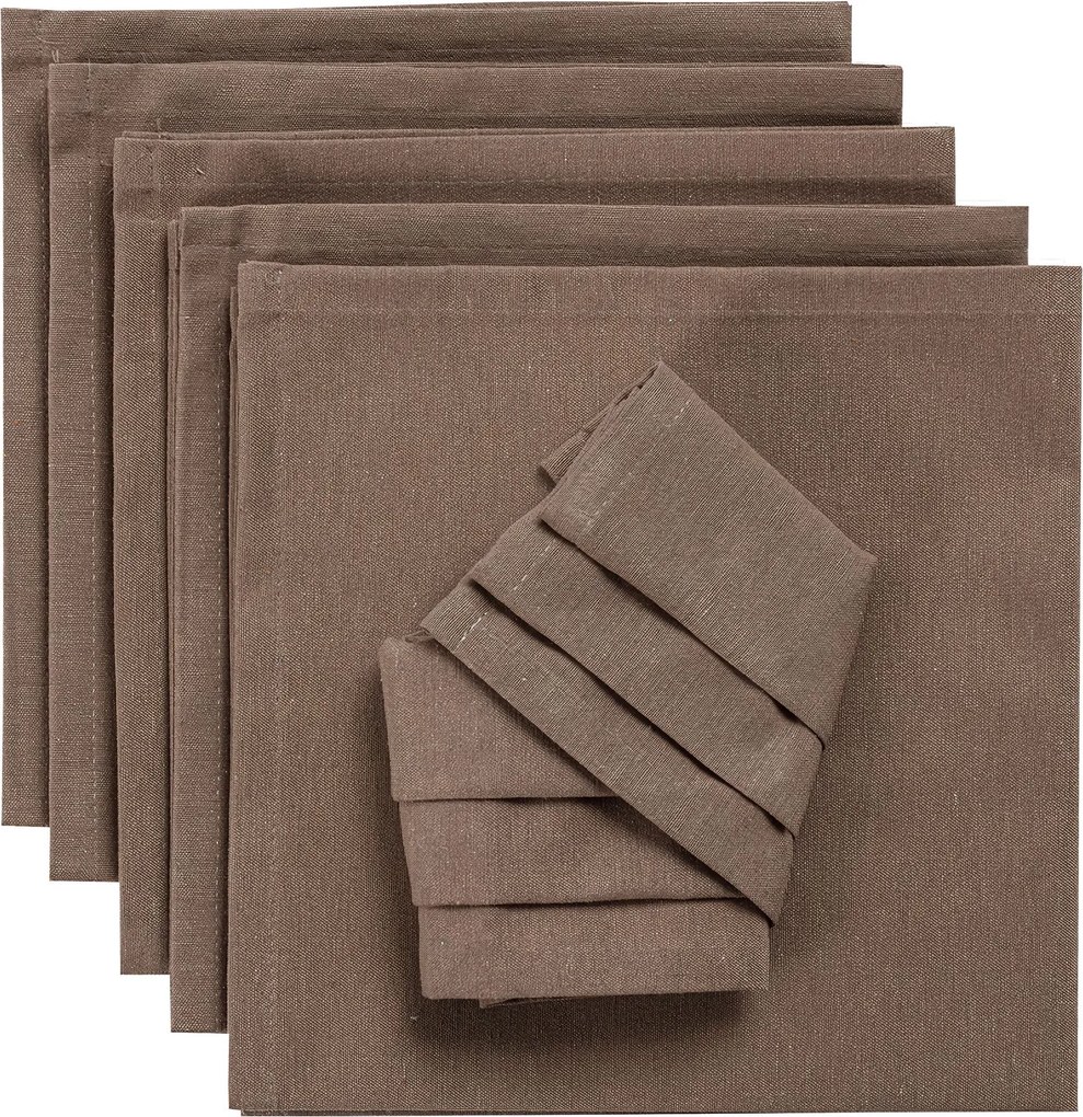 Sada prostírání 6ks 42x42cm Quadro béžová