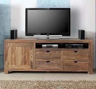 Furniture-nabytek - Masivní TV stolek 180x45x70 - Gópál