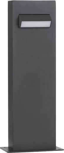 NV 9020921 Venkovní sloupkové svítidlo ZELDA černý hliník a akrylový difuzor proti oslnění LED 6W 3000K 100-240V IP65 - NOVA LUCE