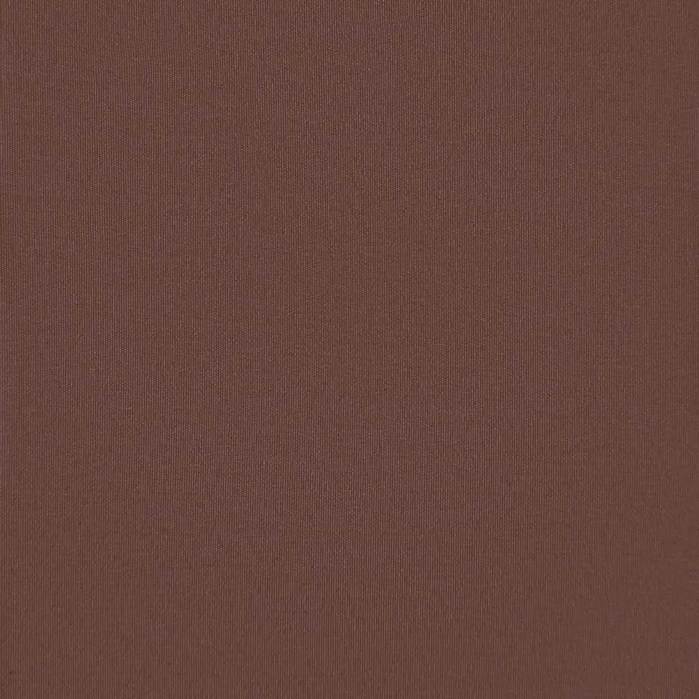 Náhradní plachta na markýzu hnědá 500 x 350 cm polyesterová 311982