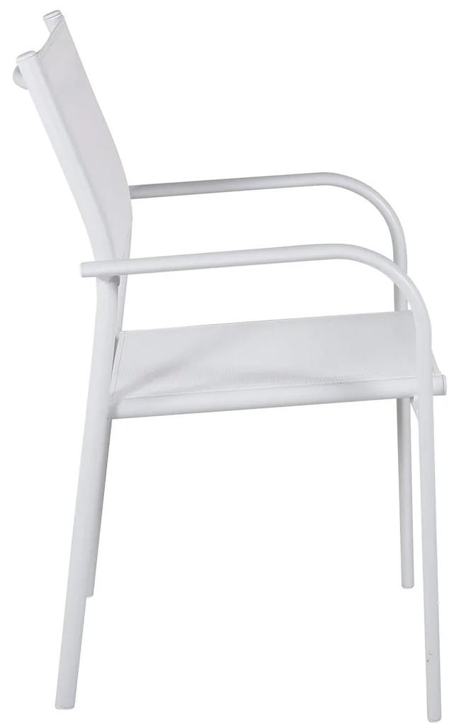 Jídelní židle Santorini, 2ks, bílá