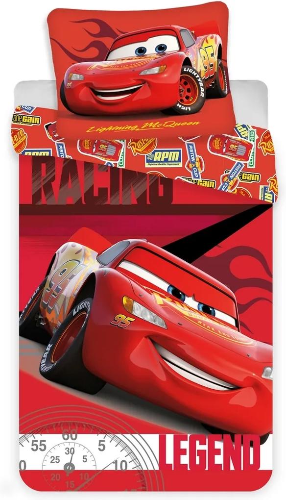 Jerry Fabrics Dětské povlečení Cars Legend micro, 140 x 200 cm, 70 x 90 cm