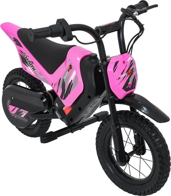Elektrická motorka SHARK růžová