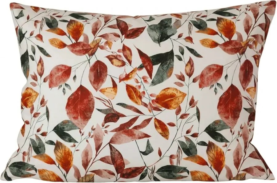 Povlak na polštář z mikrovlákna AUTUMN LEAVES 70x90 cm, barevný