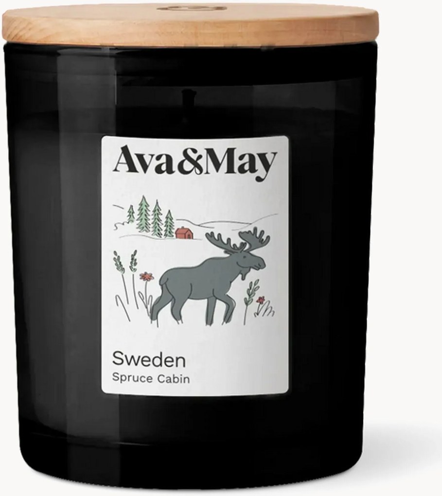Vonná svíčka Sweden (pižmo, cedr a santalové dřevo)