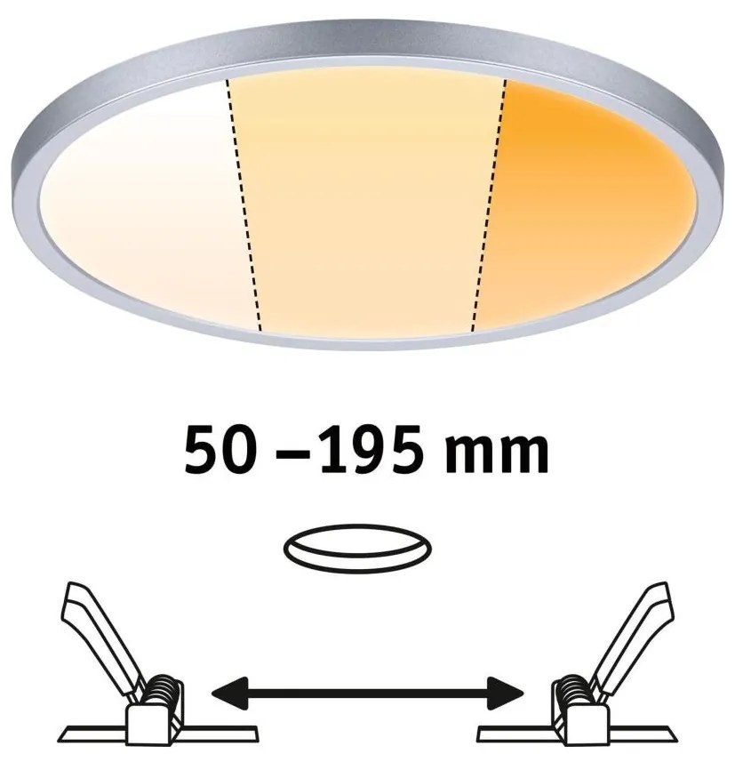 Paulmann 92992 - LED/16W IP44 Koup podhledové svítidlo AREO 230V