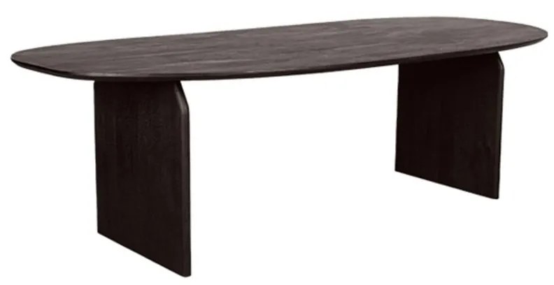 LABEL51 Jídelní stůl COOPER tmavě hnědý 210x110 cm