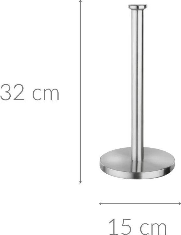 Stojan na papírové ručníky, nerezová ocel, 32 cm