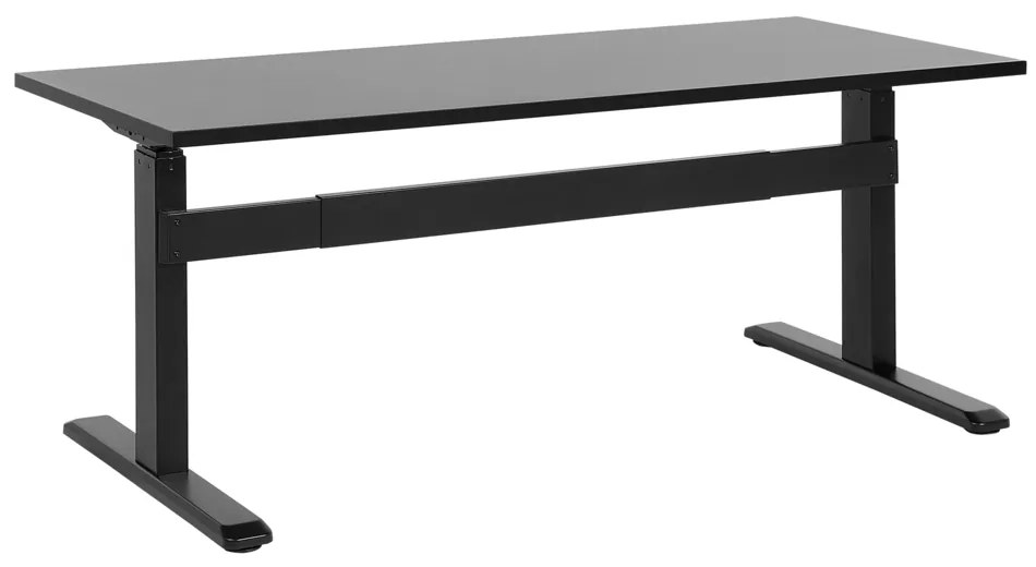 Elektricky nastavitelný psací stůl 180x80 cm černý UPLIFT