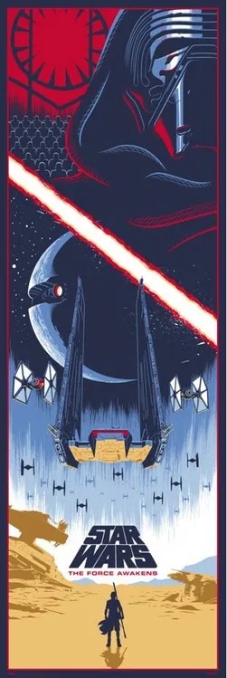 Plakát, Obraz - Star Wars VII: Síla se probouzí, (53 x 158 cm)