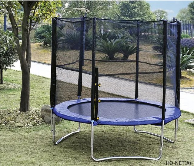 Zahradní trampolína s ochrannou sítí - 244 cm