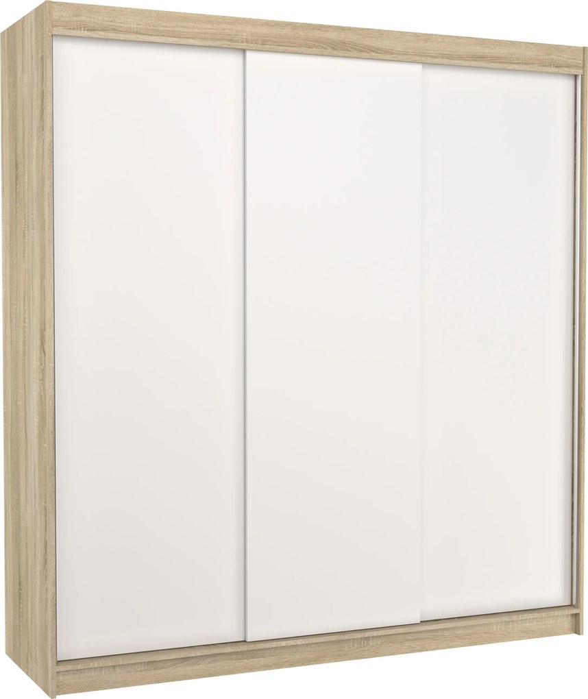 ADRK Furniture Posuvná skříň MEGAN 200 SW-MEG-S+W-200+A689