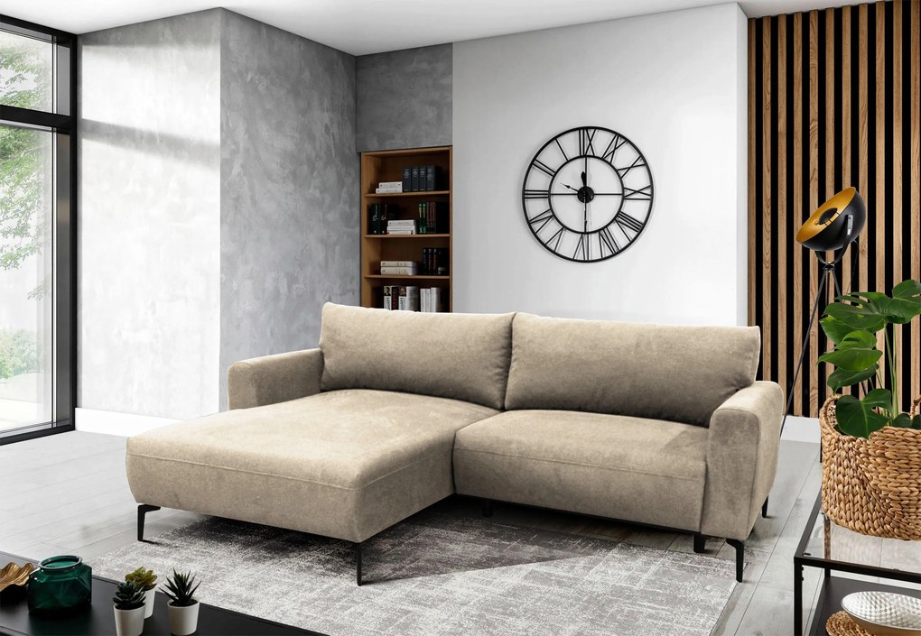 XXXLutz ROHOVÁ SEDAČKA, textil, béžová MID.YOU - Sedací soupravy - 001574005602