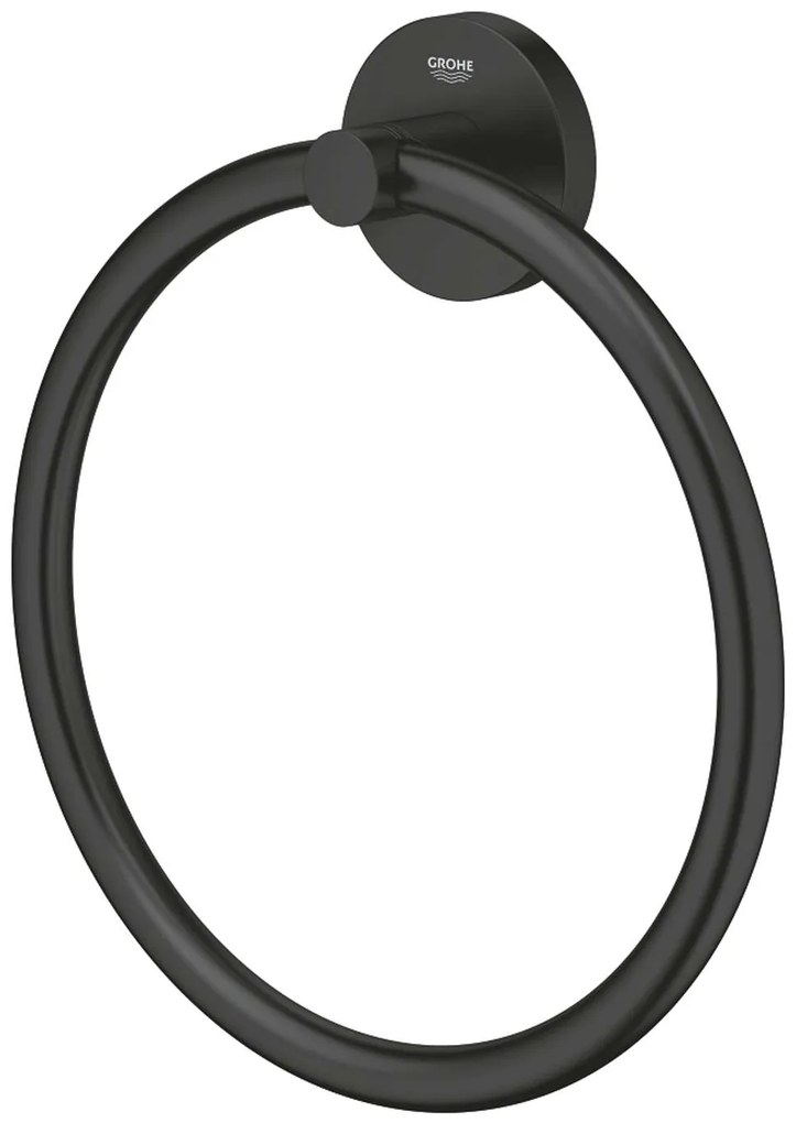 Grohe QuickFix Start - Držák na ručník, matná černá 411742430