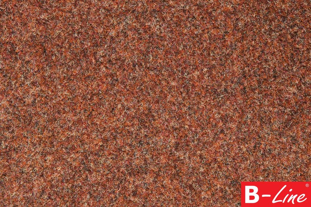 Zátěžový koberec Primavera 412 oranžový Šíře role: 3 m