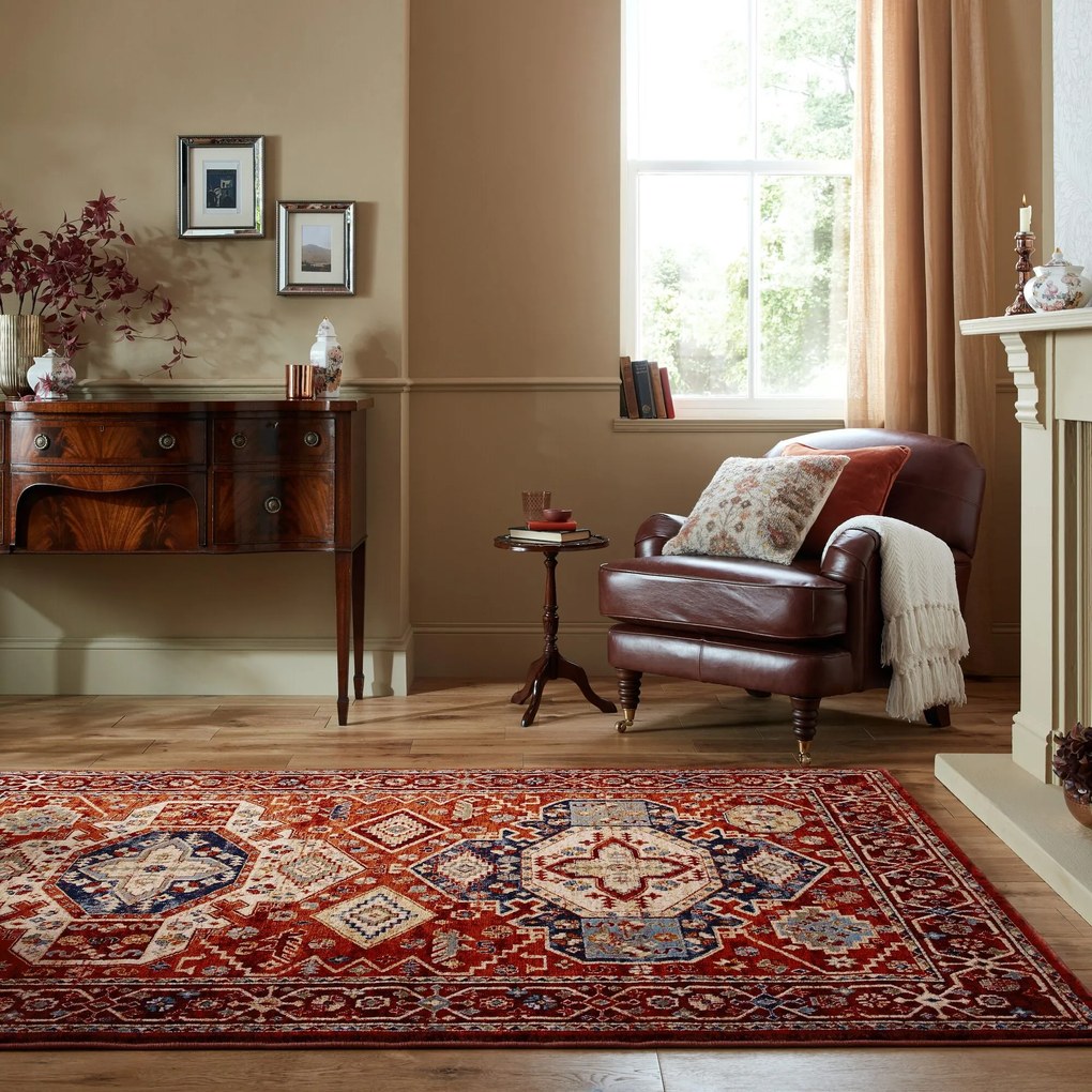 Flair Rugs, Kusový koberec Sincerity Royale Gillingham Red, 160x230, červená, ložnice
