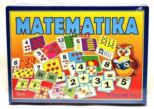 Matematika 4 logické hry společenská hra v krabici